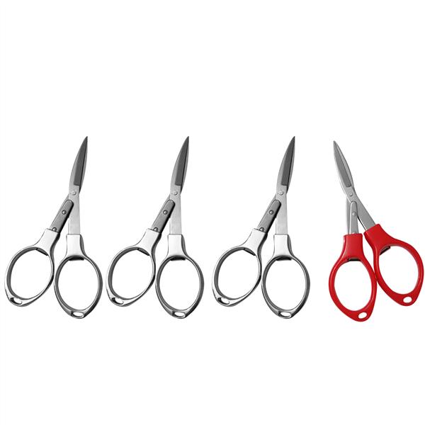 4Pcs Protable Multifunction Fishing Scissors Folding Scissors Fishing ...