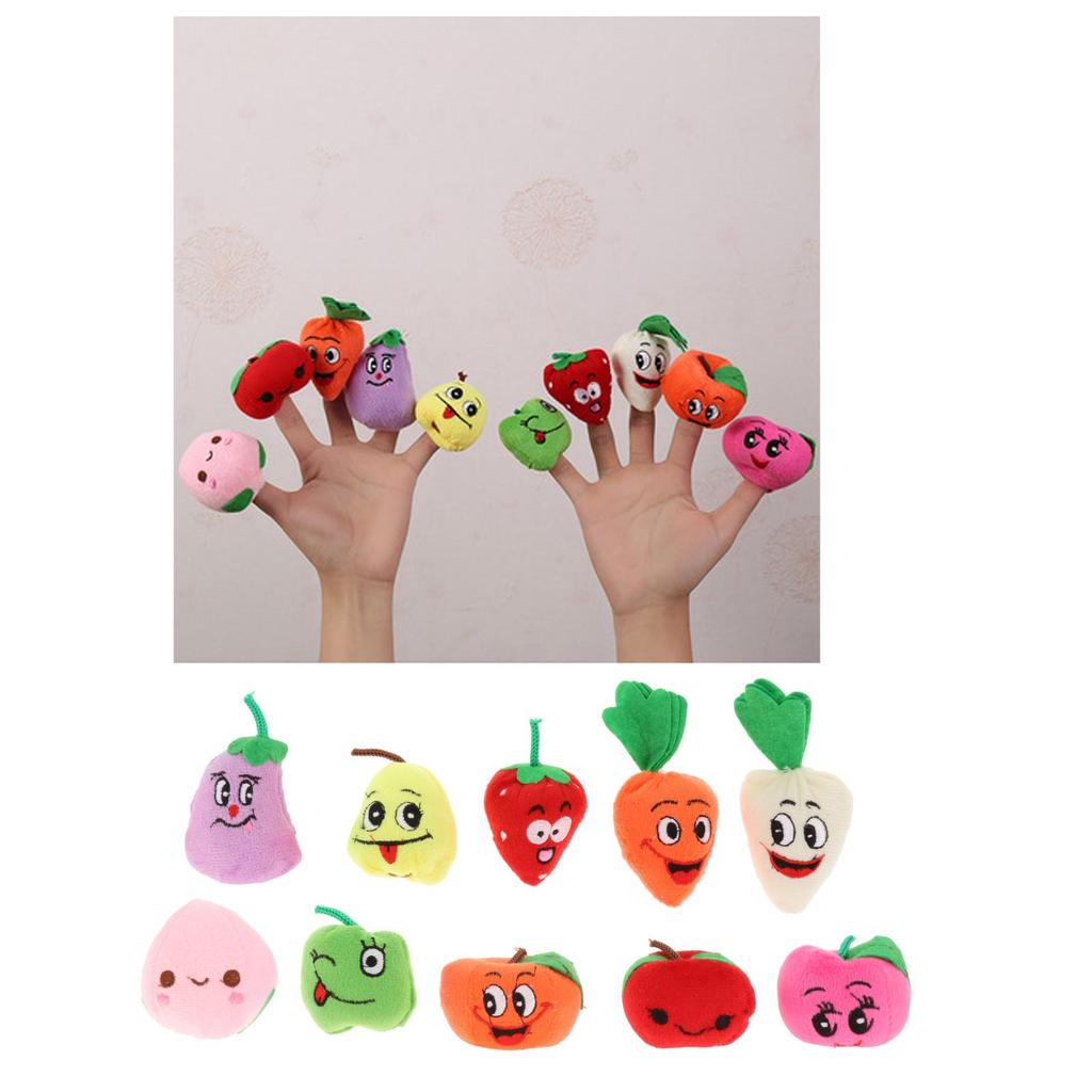 Satın alın Cartoon Funny Finger Puppets Doll Baby Educational Hand ...