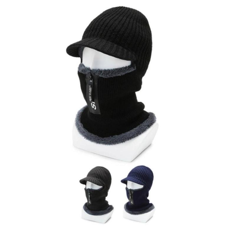 Buy Thermal Windproof Knitted Balaclava Hat Soft Lined Warm Skiing ...