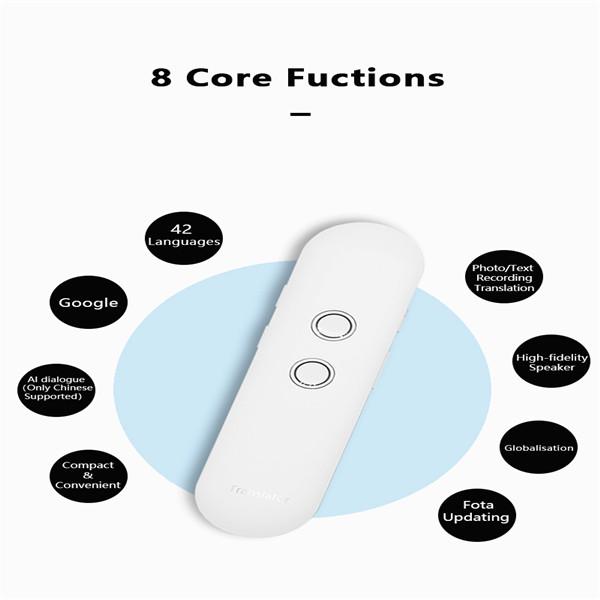 Cheap T4 Portable Mini Multi-Language Smart Translator 42 Languages APP ...