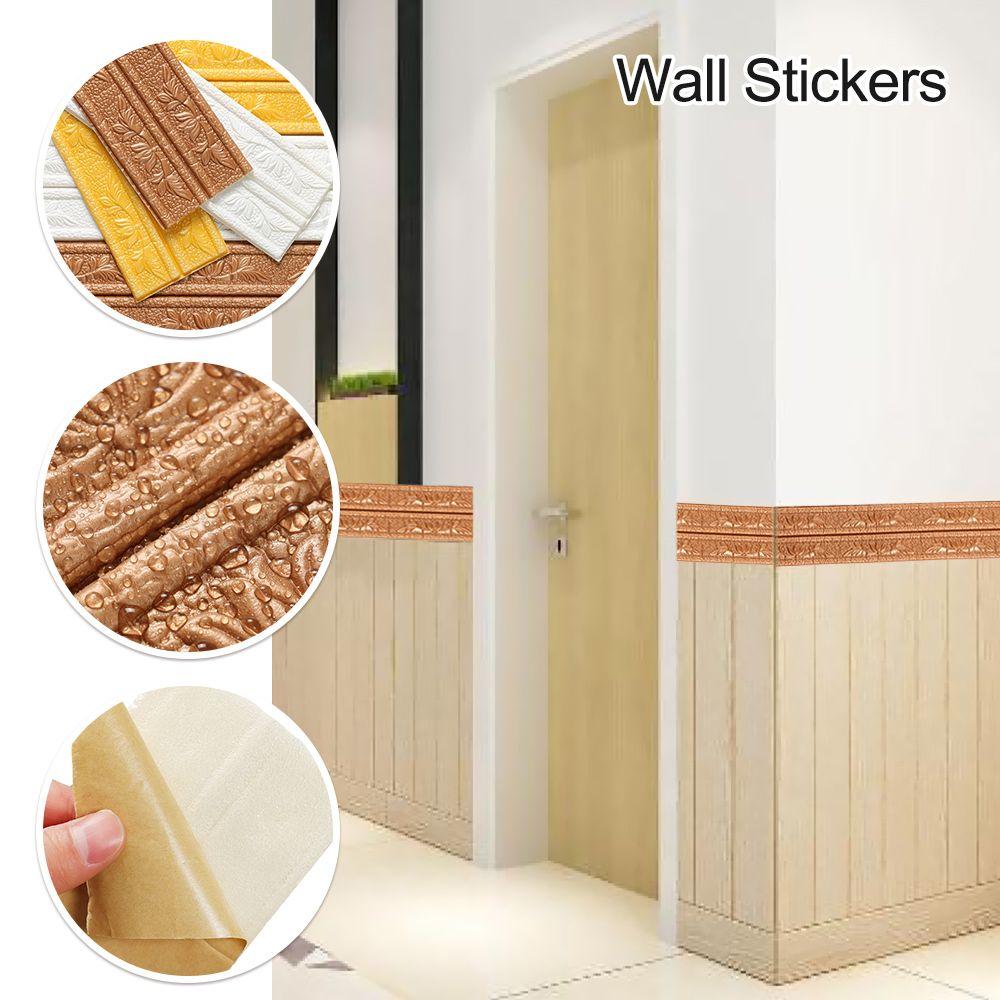 Decorative Strip Self Adhesive Wall Border Skirting Wall Stickers Wall ...