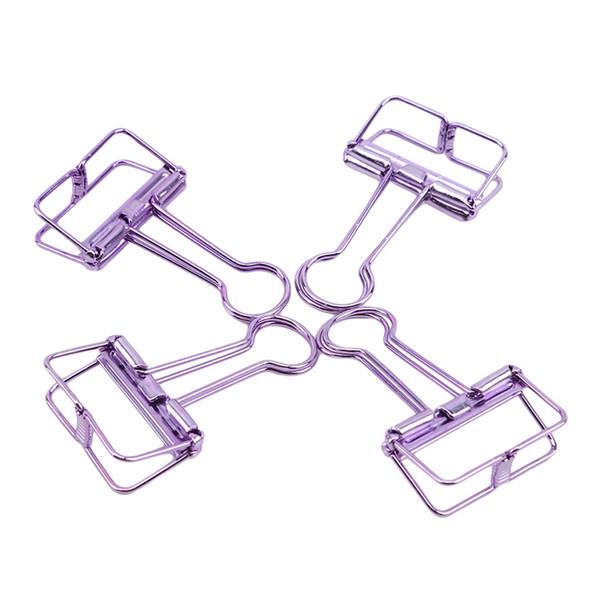Buy Cute Fish Clip Hollow Out Metal Binder Clips Notes Letter Paper ...