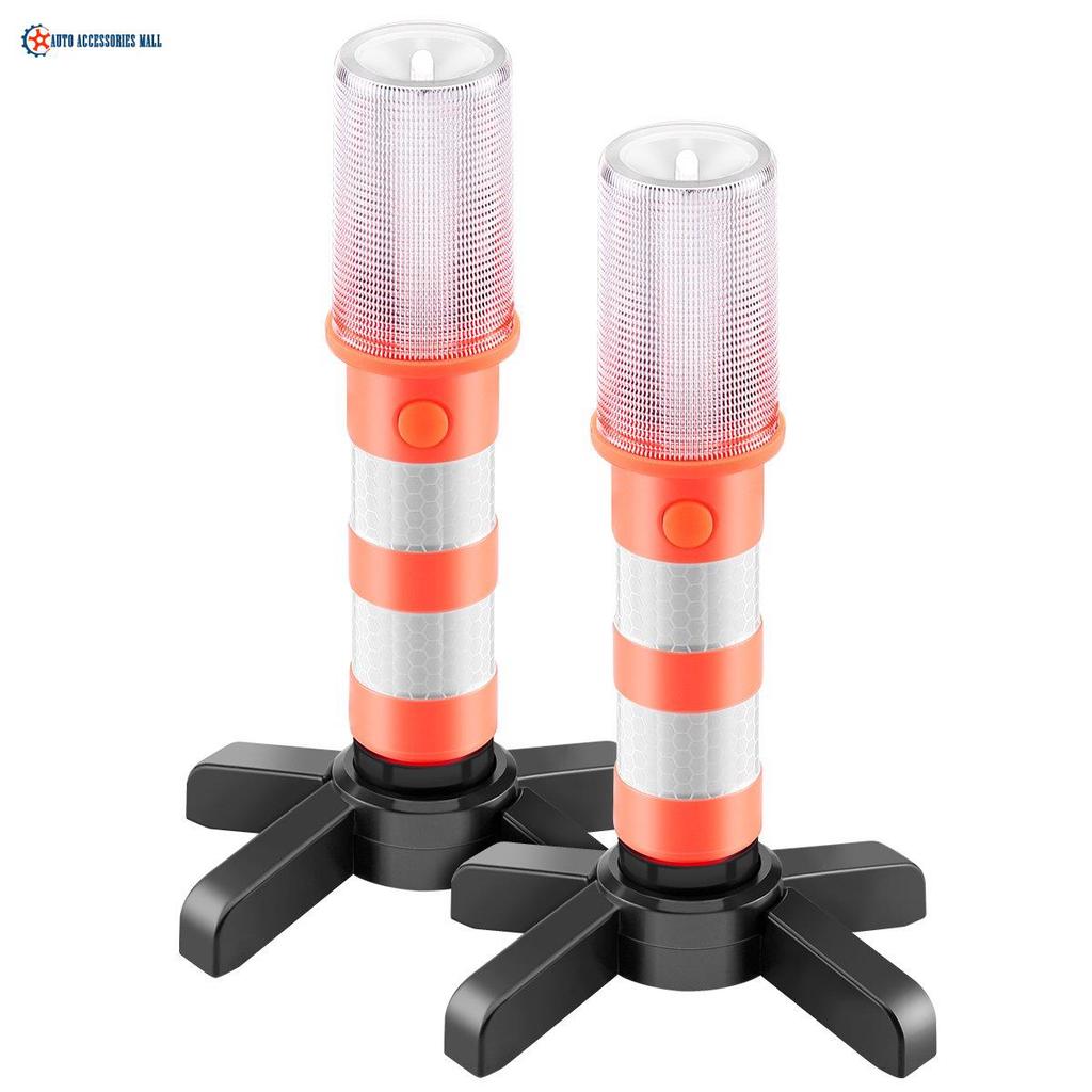 Buy 2PCS 3"1 Road LED Emergency Beacon Roadside SOS Flares Safety ...