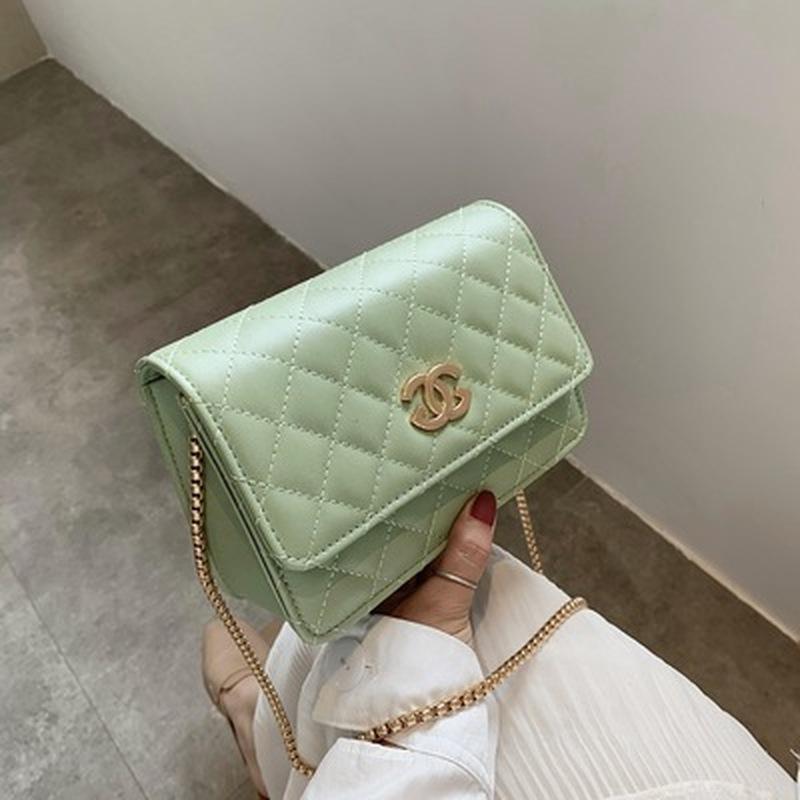 Buy New Messenger Small Square Bag Simple Chain Shoulder Bag at ...