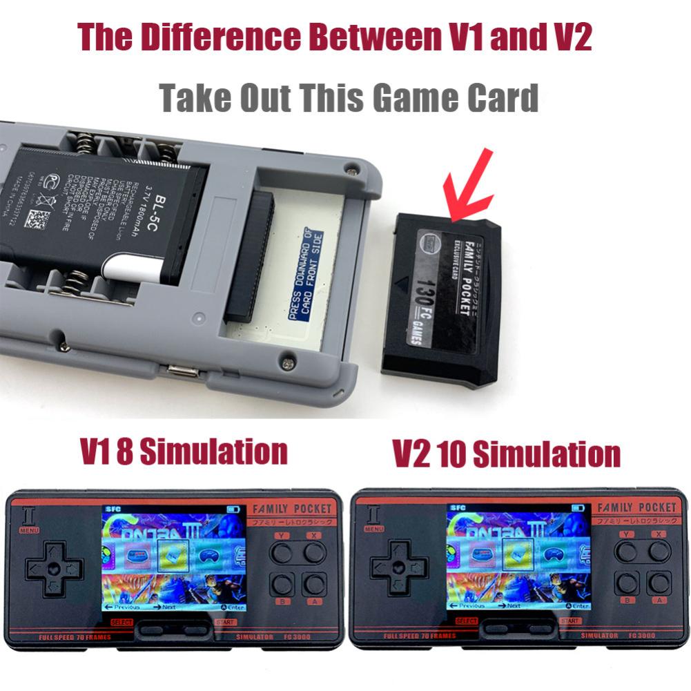 Buy FC3000 V2 Classic Retro Handheld Game Console 4000+ Games Video ...