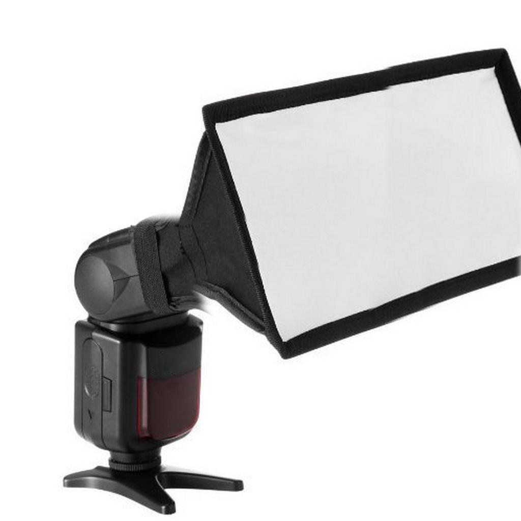 Buy 8x15cm Digital SLR Camera Flash SoftBox Diffuser Portable Foldable ...