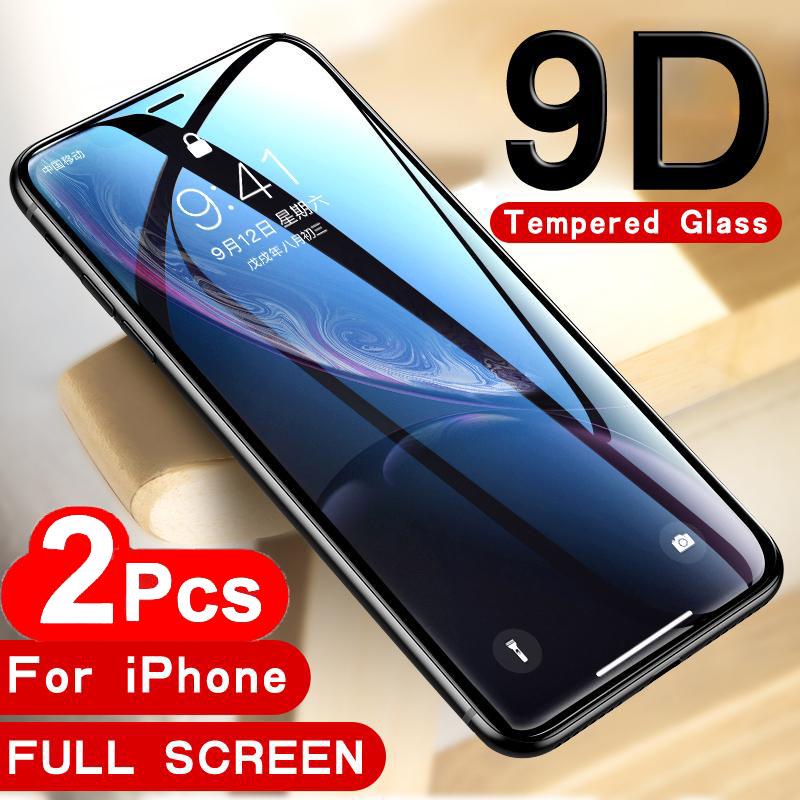 Buy 9D Tempered Glass for Iphone 8plus 8 7 6 6s Plus 7plus Screen ...