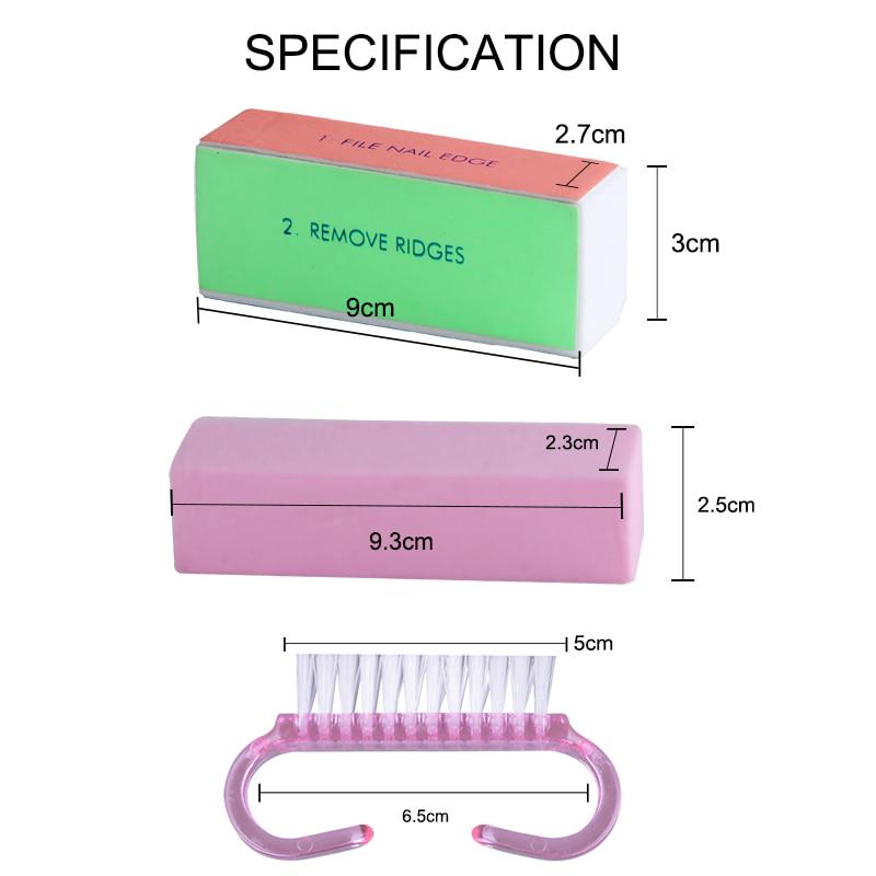 Buy NAILWIND 8Pcs/Lot Nail Cleaning Set For Manicure Gel Nail Polish ...