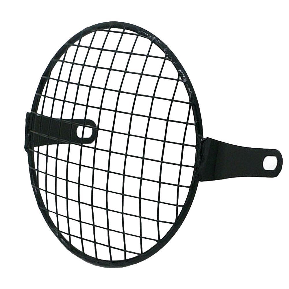 Buy Headlight Cover Motorcycle Lamp Mesh Grille Cover Mask Black 16cm ...