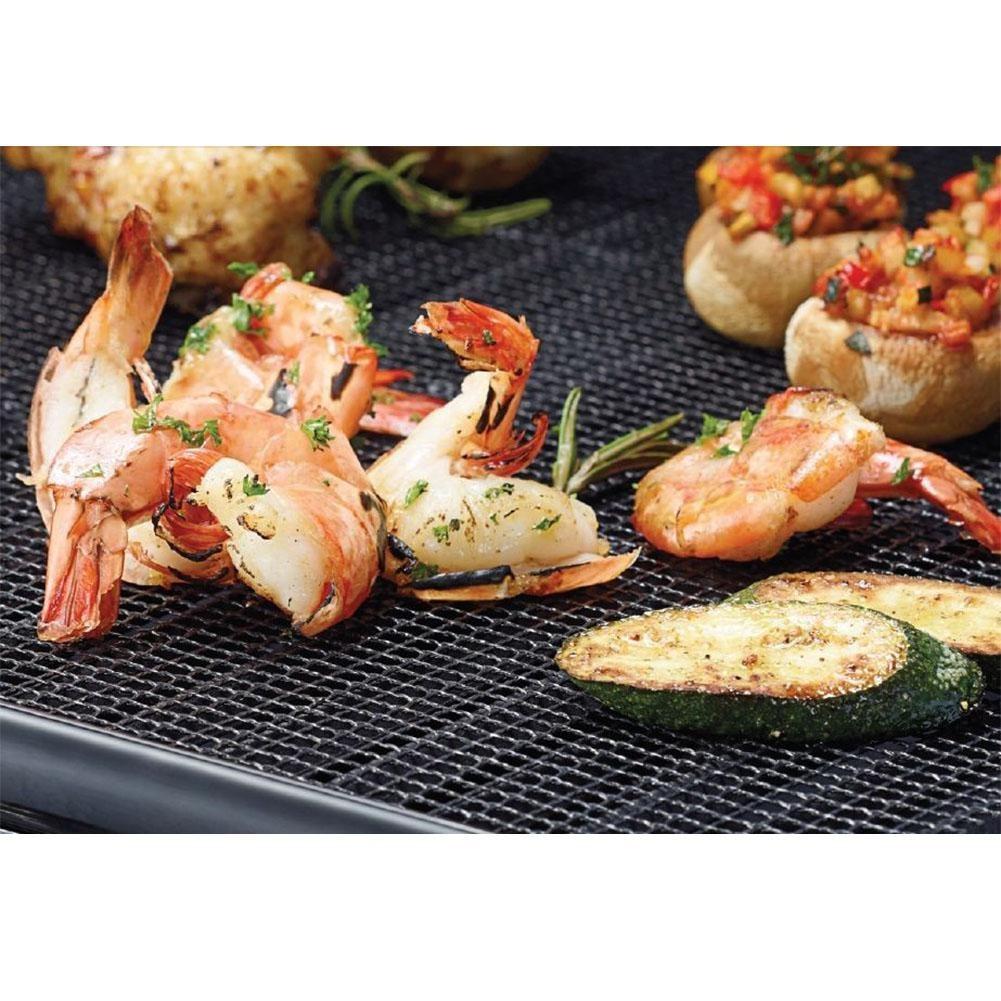 Buy Trendy BBQ Grill Mesh Mat Non Stick BBQ Mesh Grill Mat Cooking ...