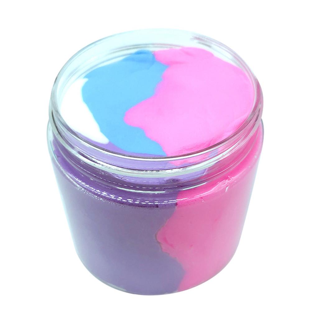 Buy [one] 100ML Beautiful Color Mixing Cloud Slime Putty Scented Stress ...