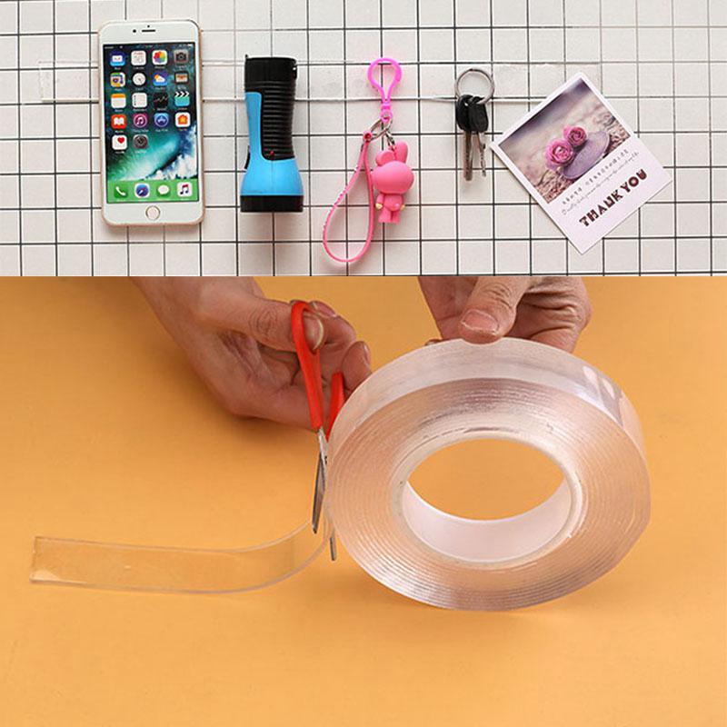 Buy Traceless Washable Adhesive Tape Nano Invisible Gel Pad Grip ...