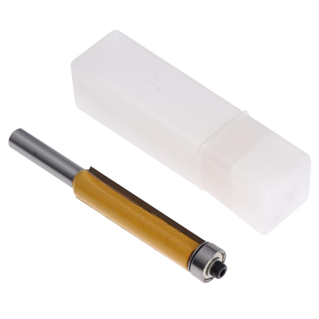 2PCS 8mm Shank Alloy Flush Trim Long Bear Router Bit Woodwork Cutter ...