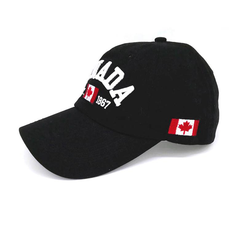 Buy Cotton Gorras Canada Baseball Cap Flag Of Canada Hat Snapback ...