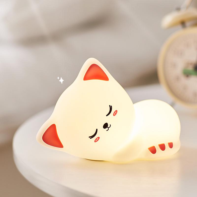Cheap Soft Silicone Light Cute Cat Night Light Pat Light For Liveroom ...