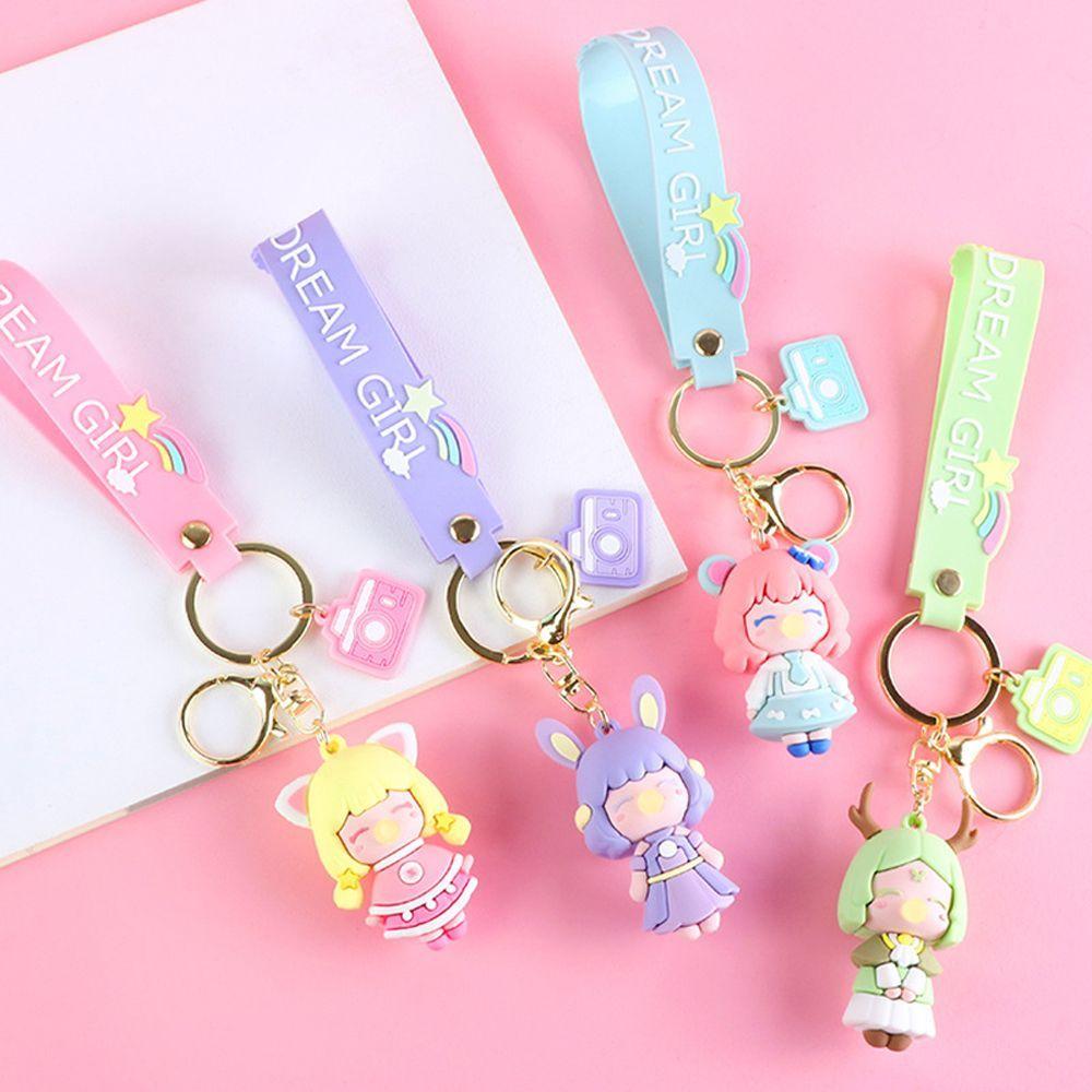 Buy Bubble Blowing Princess Doll Bag Pendant Bubble Princess Keychain ...