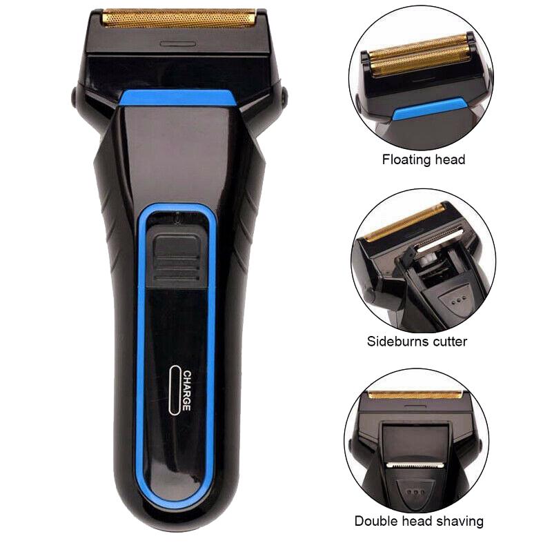 Buy PDTO Mens Electric Cordless Shaver Trimmer Rechargeable Beard ...