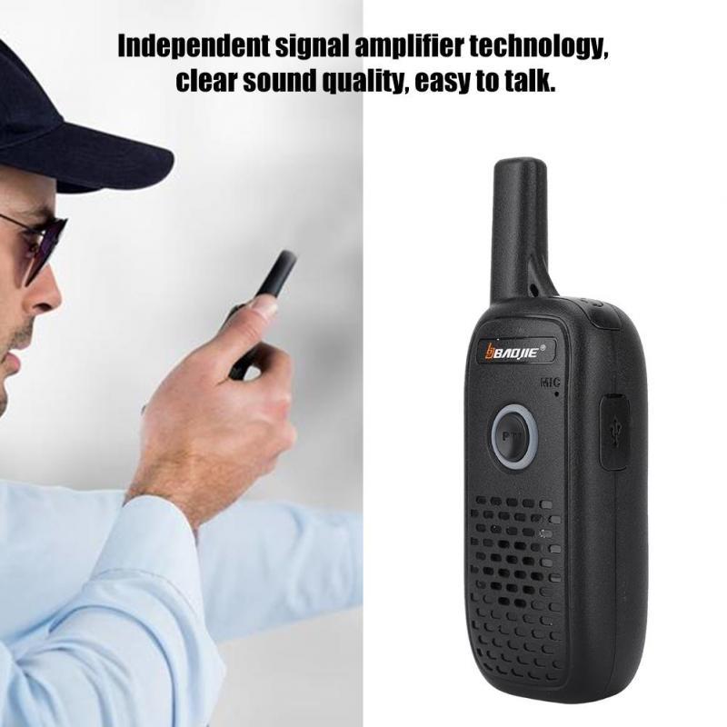Buy Portable Mini Two-way Radio 400-470MHz Handheld Intercom Walkie ...