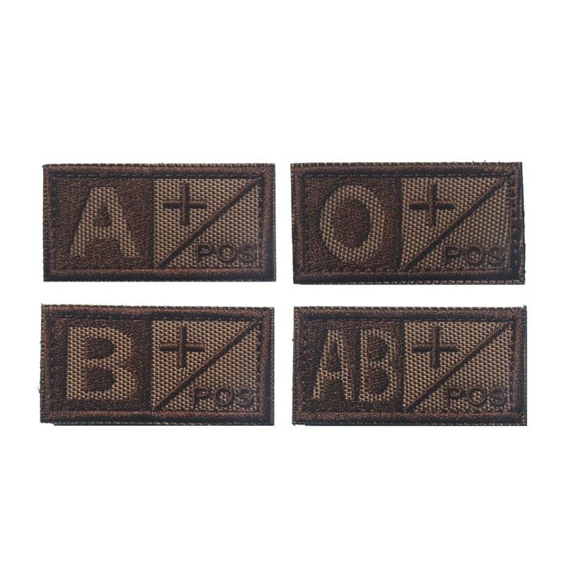 A/b/o/ab+ Blood Type Patch Hook And Loop Patch Medical Treatment ...