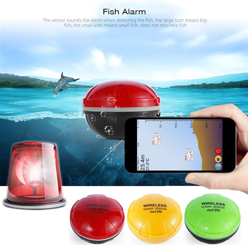 Buy XF-06 Portable Wireless Bluetooth Fish Detection Sonar Fish Finder ...