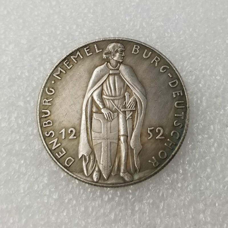 Copy German Prussian Eagle Silver Coin Badge European Coin Foreign Cois ...