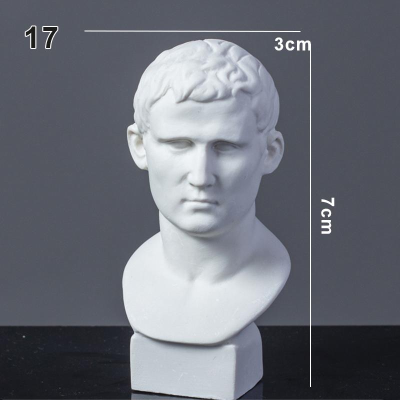 1PC Home Decor Resin Portraits Bust Mini Plaster Sculpture Greek ...