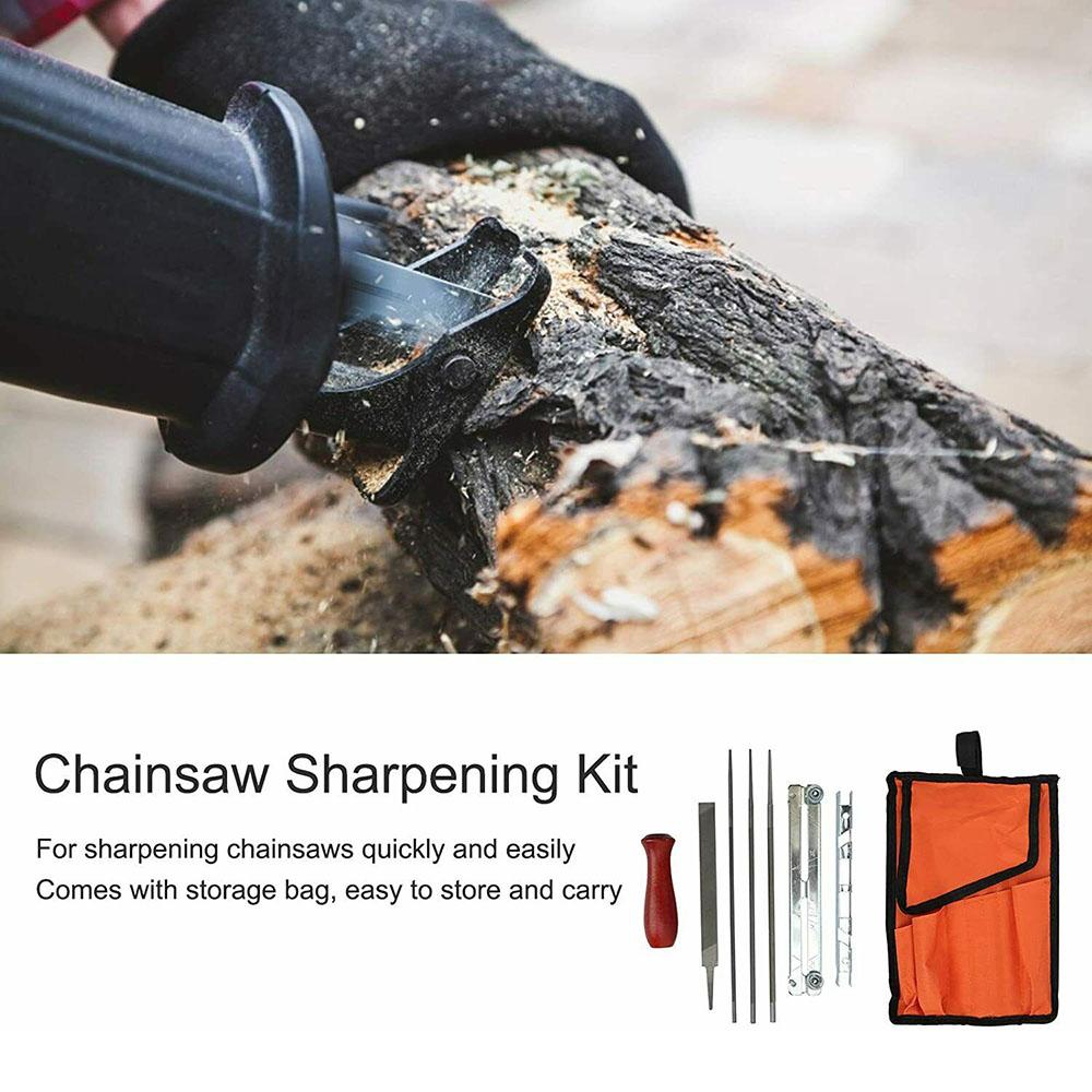 Buy 10 X Chainsaw Sharpening File Filing Kit Chain Sharpen Saw Files ...