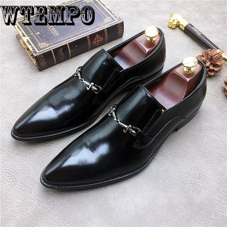 Buy Set of toe scalp shoes fashion men's suede leather comfortable ...