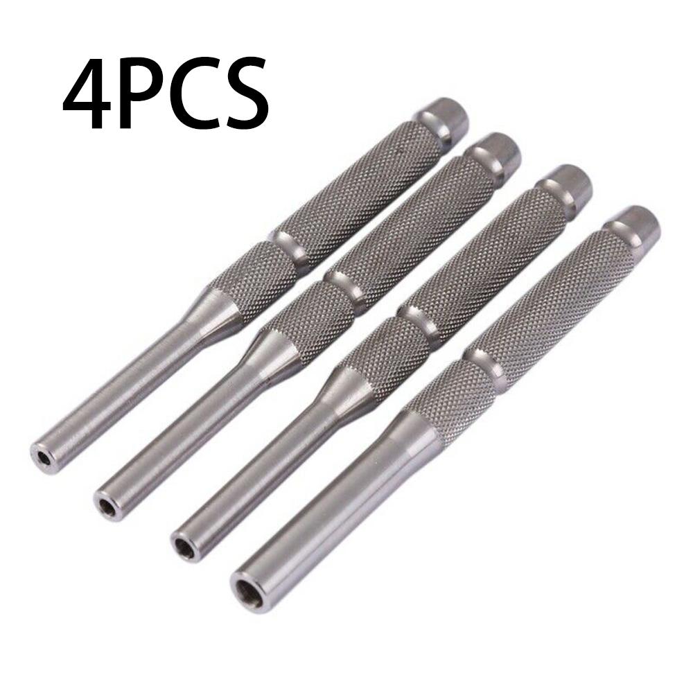Cheap 4pcs Steel Roll Pin Punch Set Hollow End Starter Assorted 1/8 5/ ...