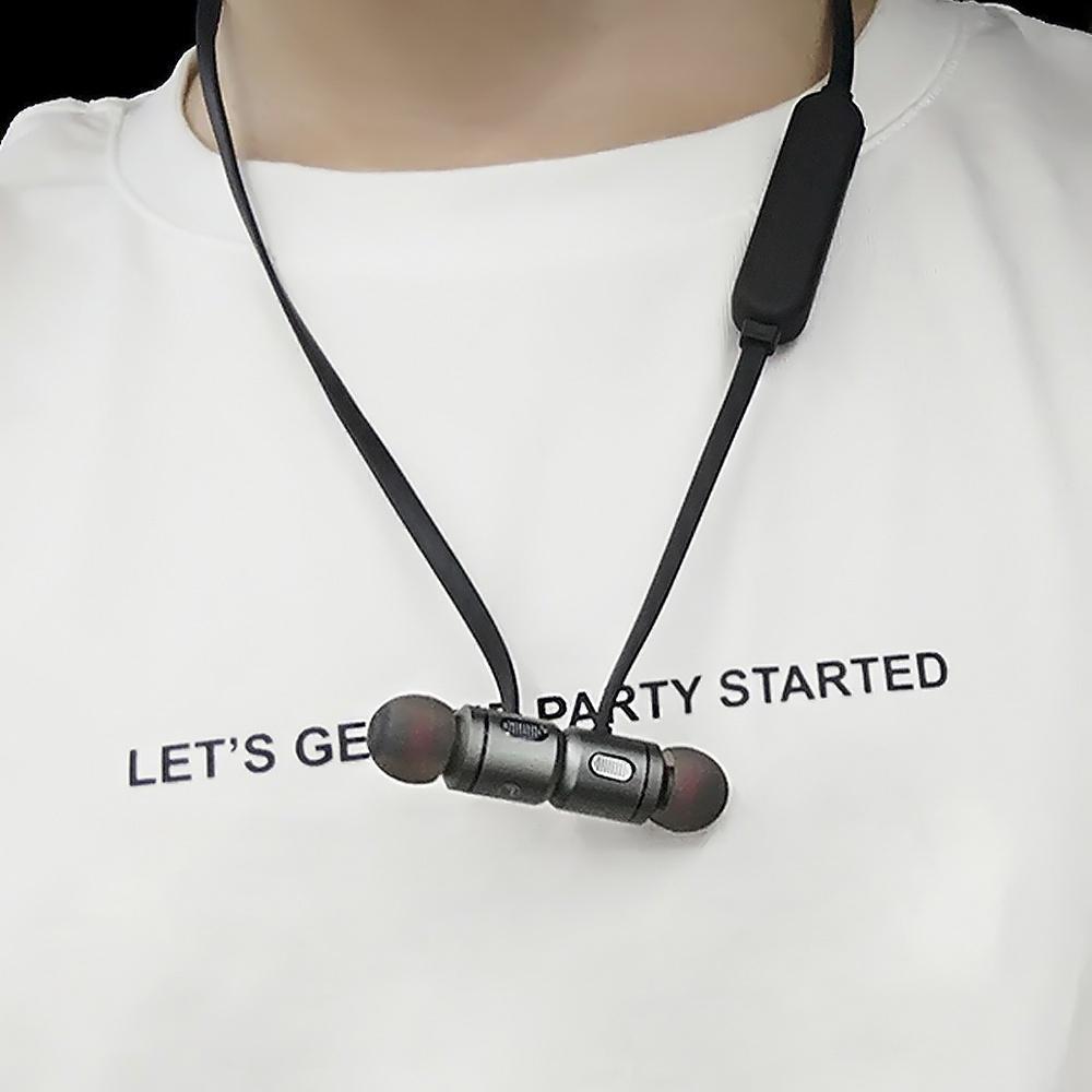 Buy Metal Magnetic Wireless Bluetooth Earphone Sports Headset Stereo ...