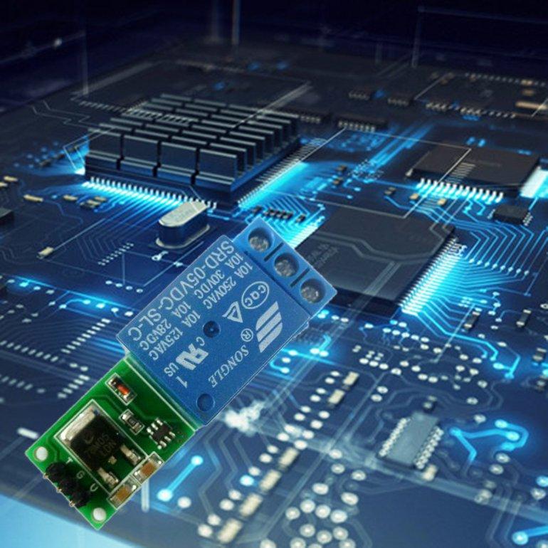 Buy Zao Ren Jduhf 12V 1CH Flip-Flop Latch Relay Module Bistable Self ...