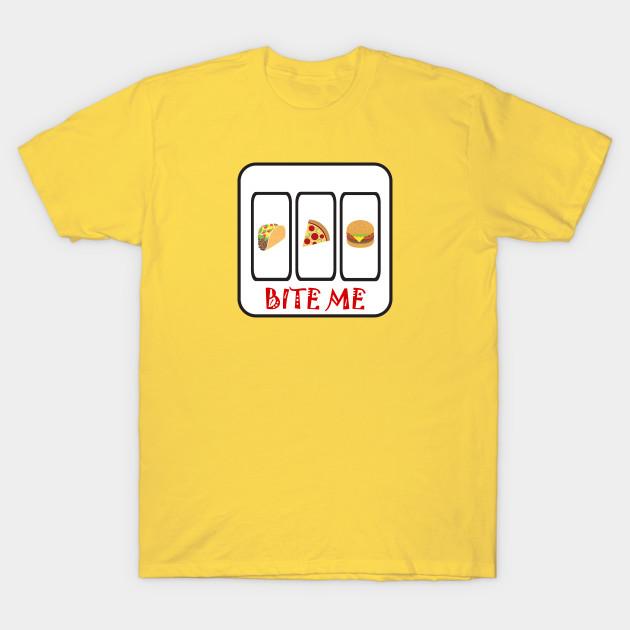 Buy Unisex Fashion TShirt Bite Me Funny Print TShirt Plus Size XS-6XL T ...