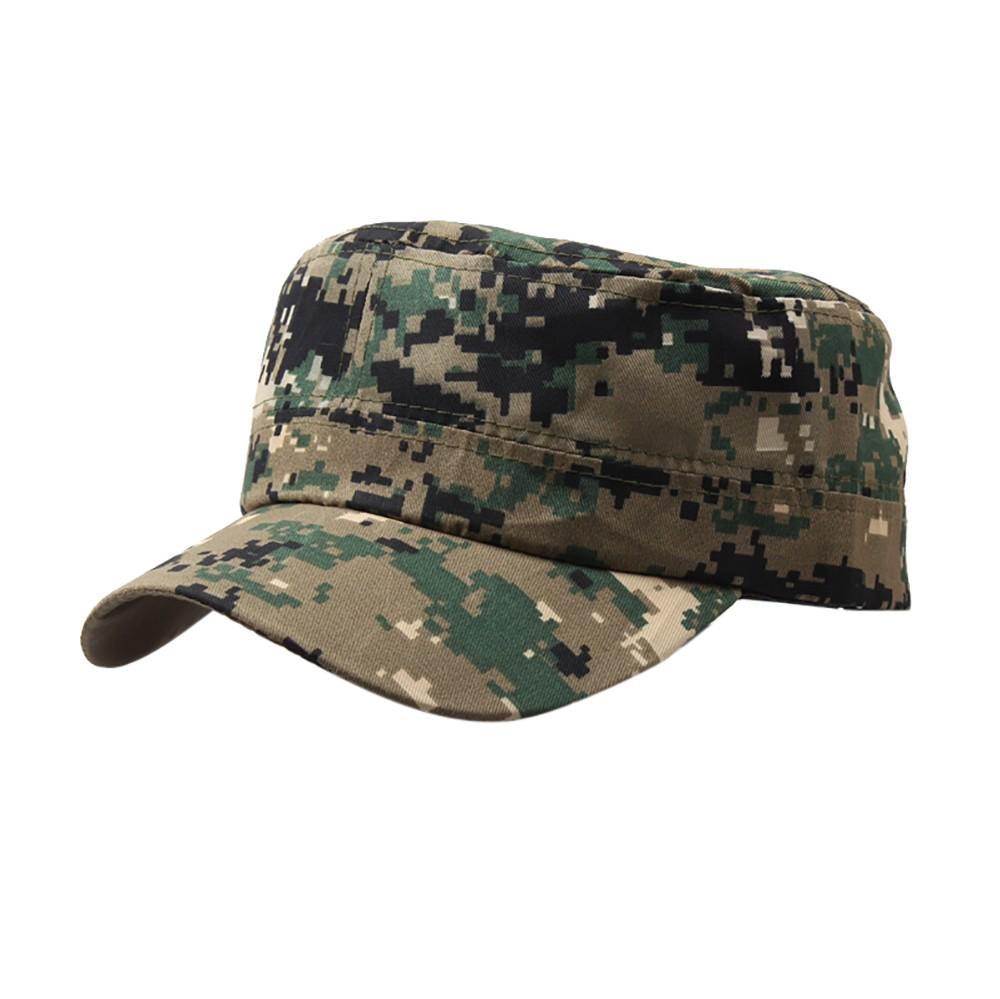 BELIVE Classic Plain Vintage Military Cadet Style Cotton Cap Fashion ...