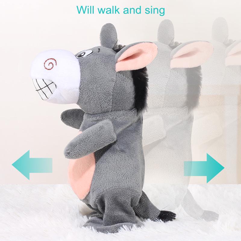 Buy Donkey Walk Interactive Donkey Toy Plush Gift Toy Voice Talking ...