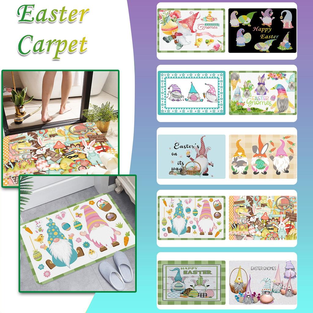 Buy Easter Day Welcome Doormats Home Carpets Decor Carpet Living Room ...