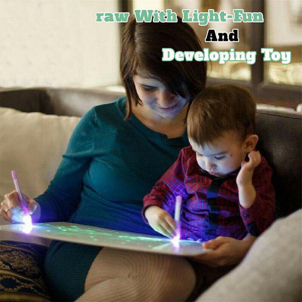 Buy JUGG A5 A4 Draw Light Fun Developing Toy Drawing Board Draw ...