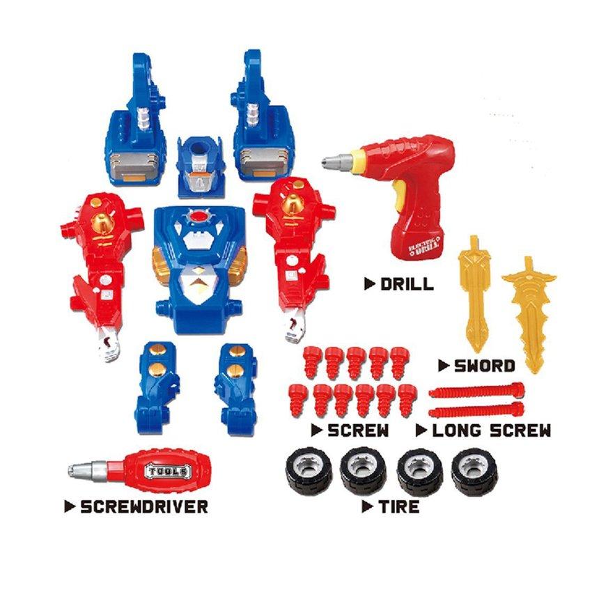 Buy 31 Apart Modification Pieces Transform Robot Model Toy Building Kit ...