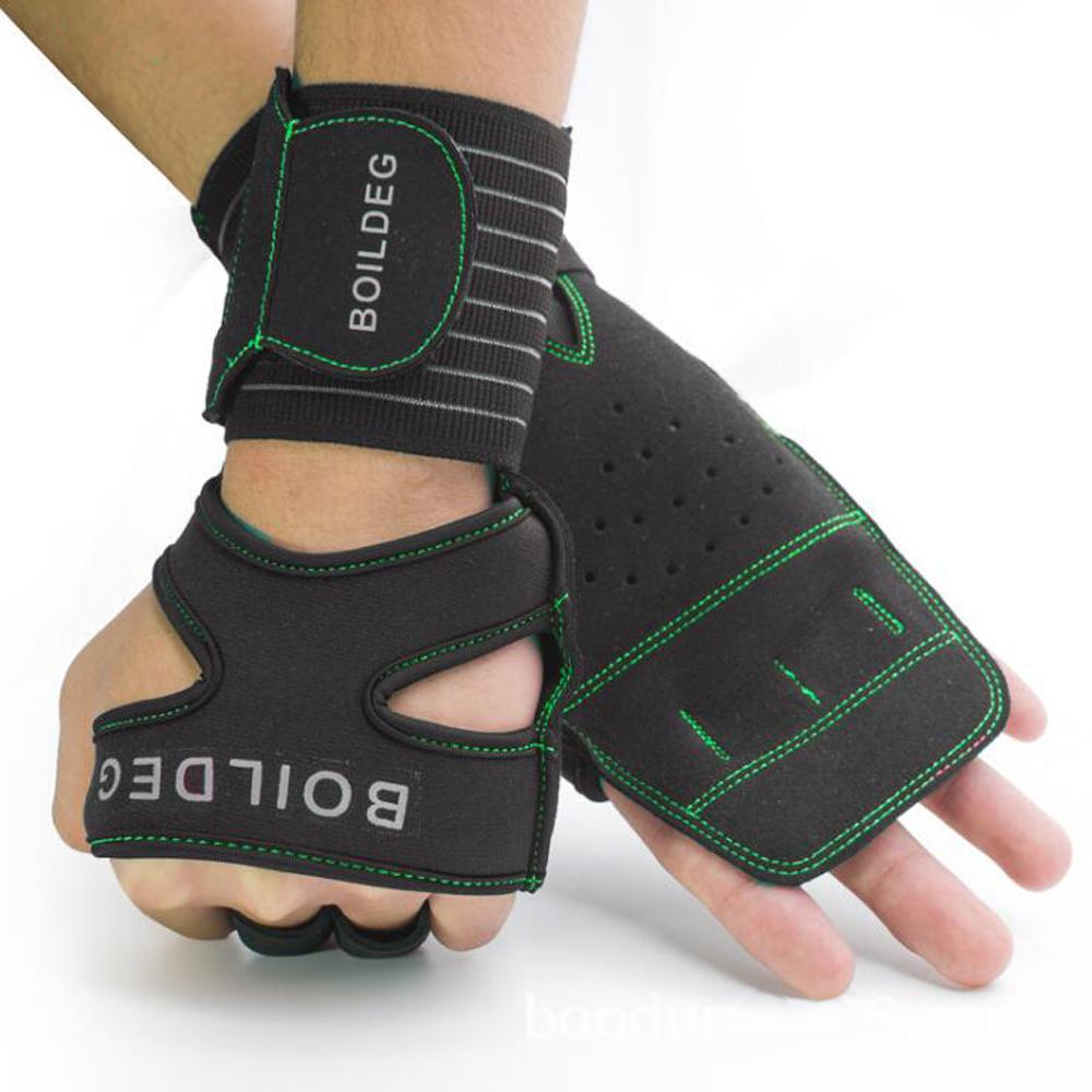 Buy Half Finger Fitness Weight Lifting Gloves Wrist Support Dumbbell ...
