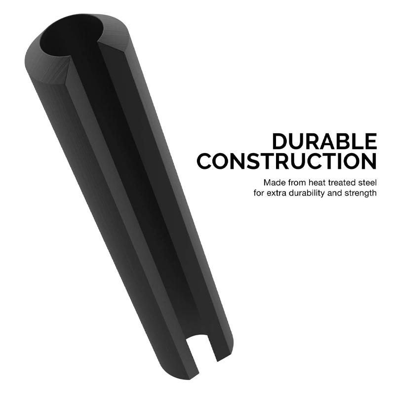 315 Pcs Black Carbon Steel Spring Pin Cylindrical Elastic Open Pin ...