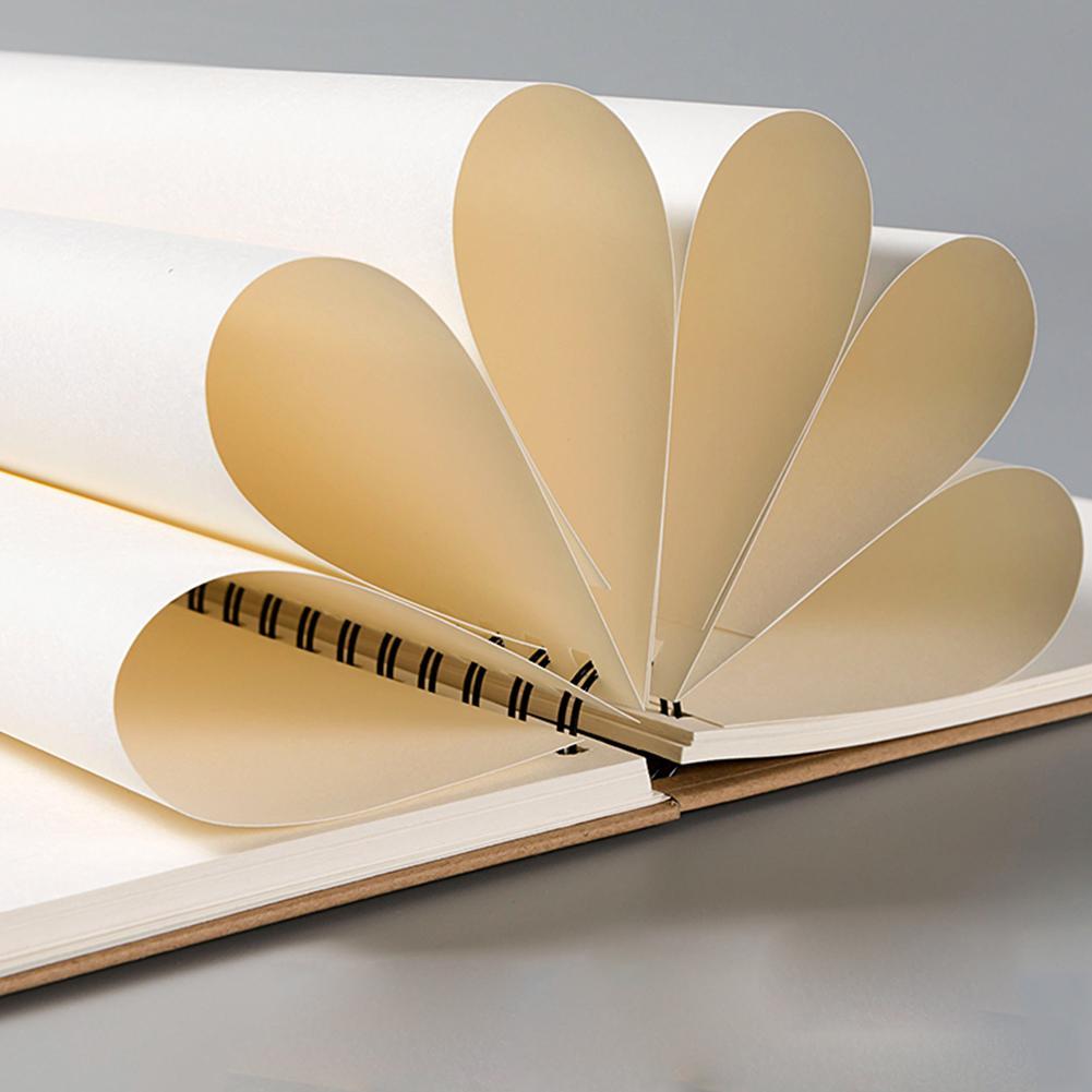 Cheap Retro Spiral Coil Sketchbook Kraft Paper Notebook Sketch Pad ...