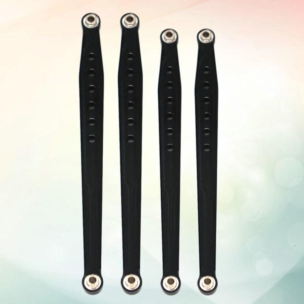 Buy 4Pc Rear and Front Rod Aluminium Alloy Solid Black Metal Utility ...
