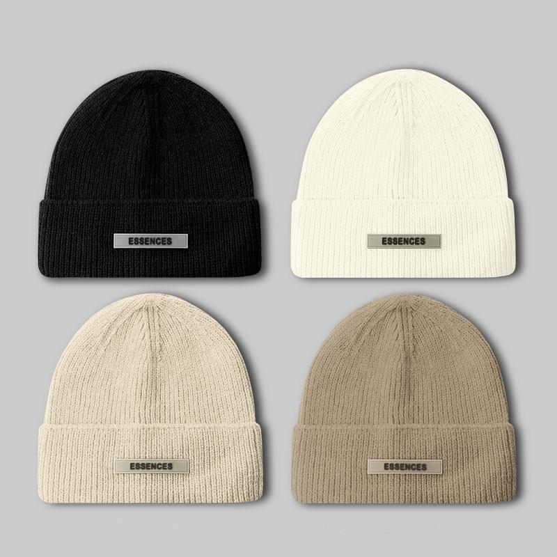Buy Woolen Cap Men's Winter Beanie Hat Trendy Brand Japanese Winter ...