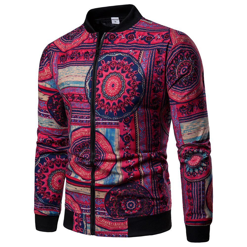 Buy New 2019 Jacket Men Fashion Casual Loose Mens Jacket Streetwear ...