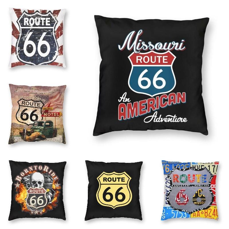 Satın alın Luxury Missouri Route 66 Sofa Cushion Cover Soft America ...
