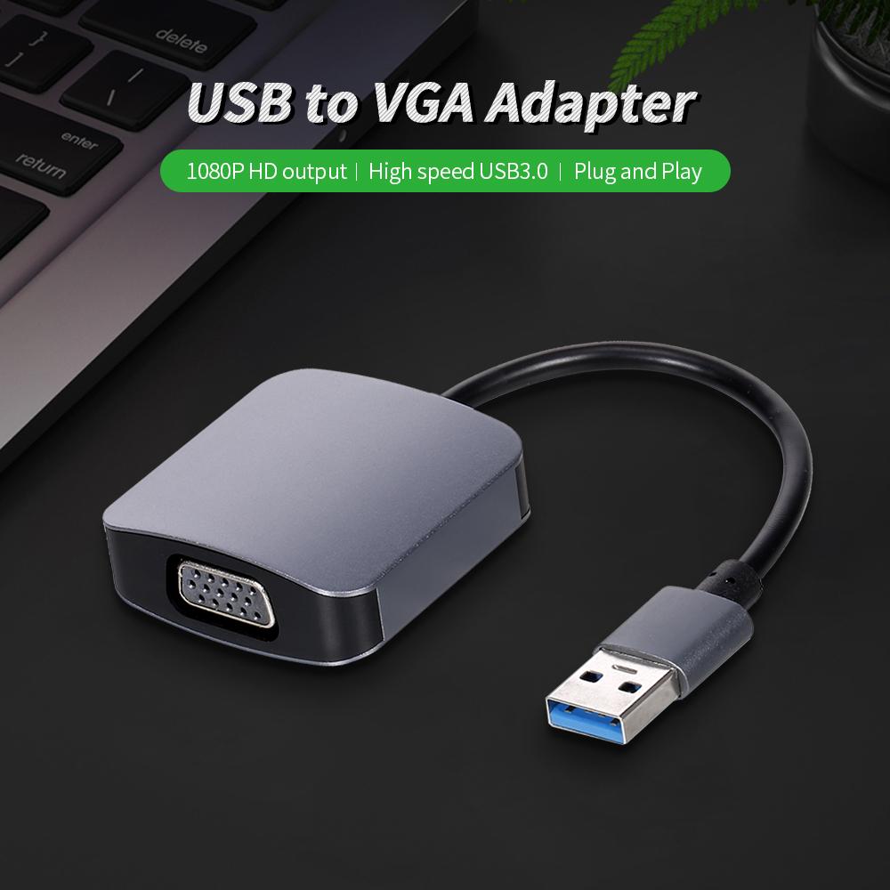 Buy Usb To Vga Adapter 1080p Ultra Hd Usb3.0 Video Adapter Screen ...