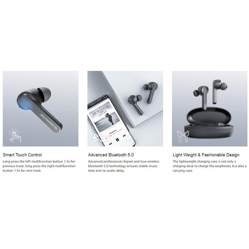 Buy True Wireless Earbuds Bluetooth 5.0 In-Ear TWS Earphones Auto-Pair ...