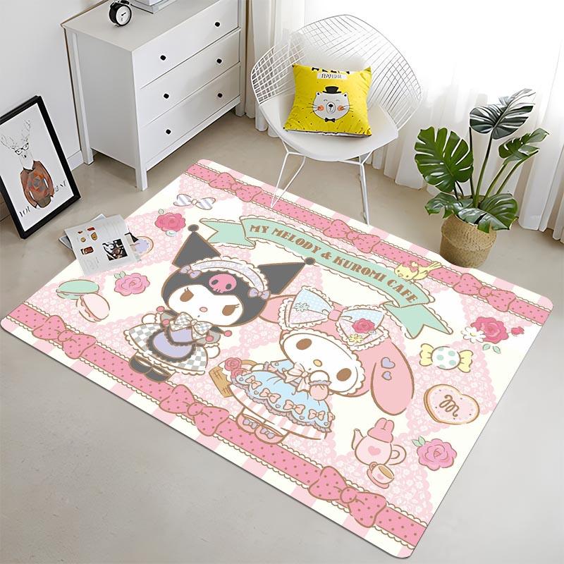 Cheap Cartoon Cute Kuromis Carpet Anime Purple Rug Children Kids Play ...