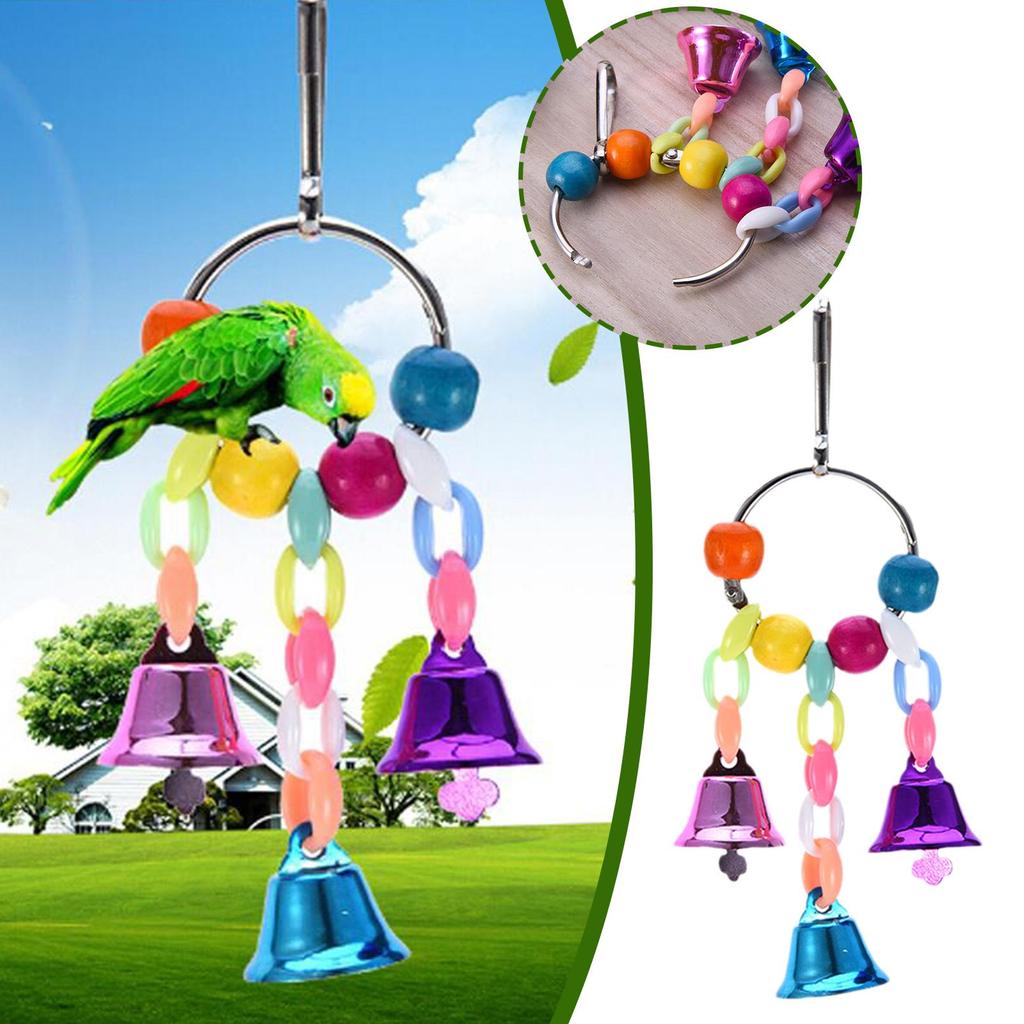 Buy Parrot Toy Bell String Bird Toy Parrot Scratching Toy Pet Toy W3Y9 ...