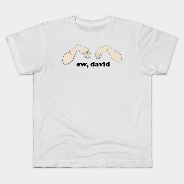 Buy Children Cartoon Ew David Print Funny Game T Shirt Kids Summer Tees ...
