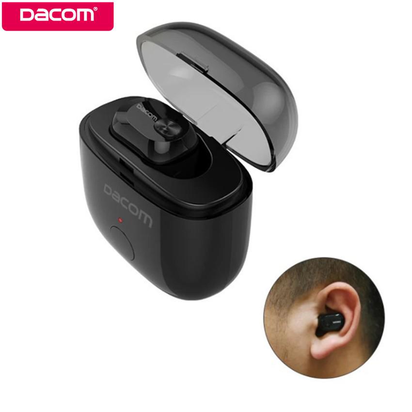 DACOM K6P Mini Wireless Mono Earphone Bluetooth Earphones Headset Mic ...